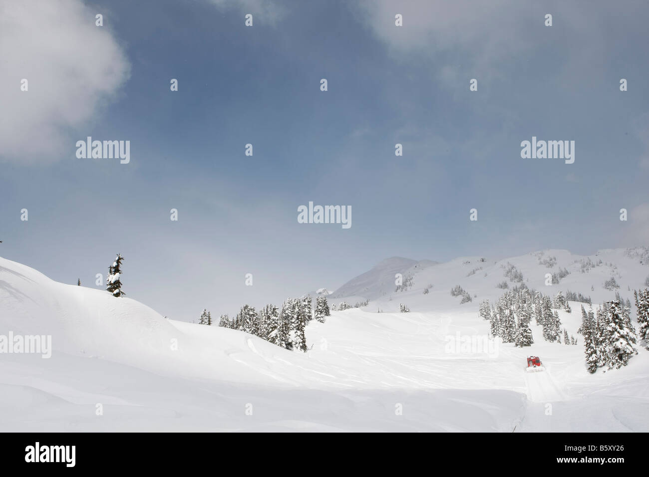 snowcat tour in the backcountry of Whistler BC Stock Photo - Alamy