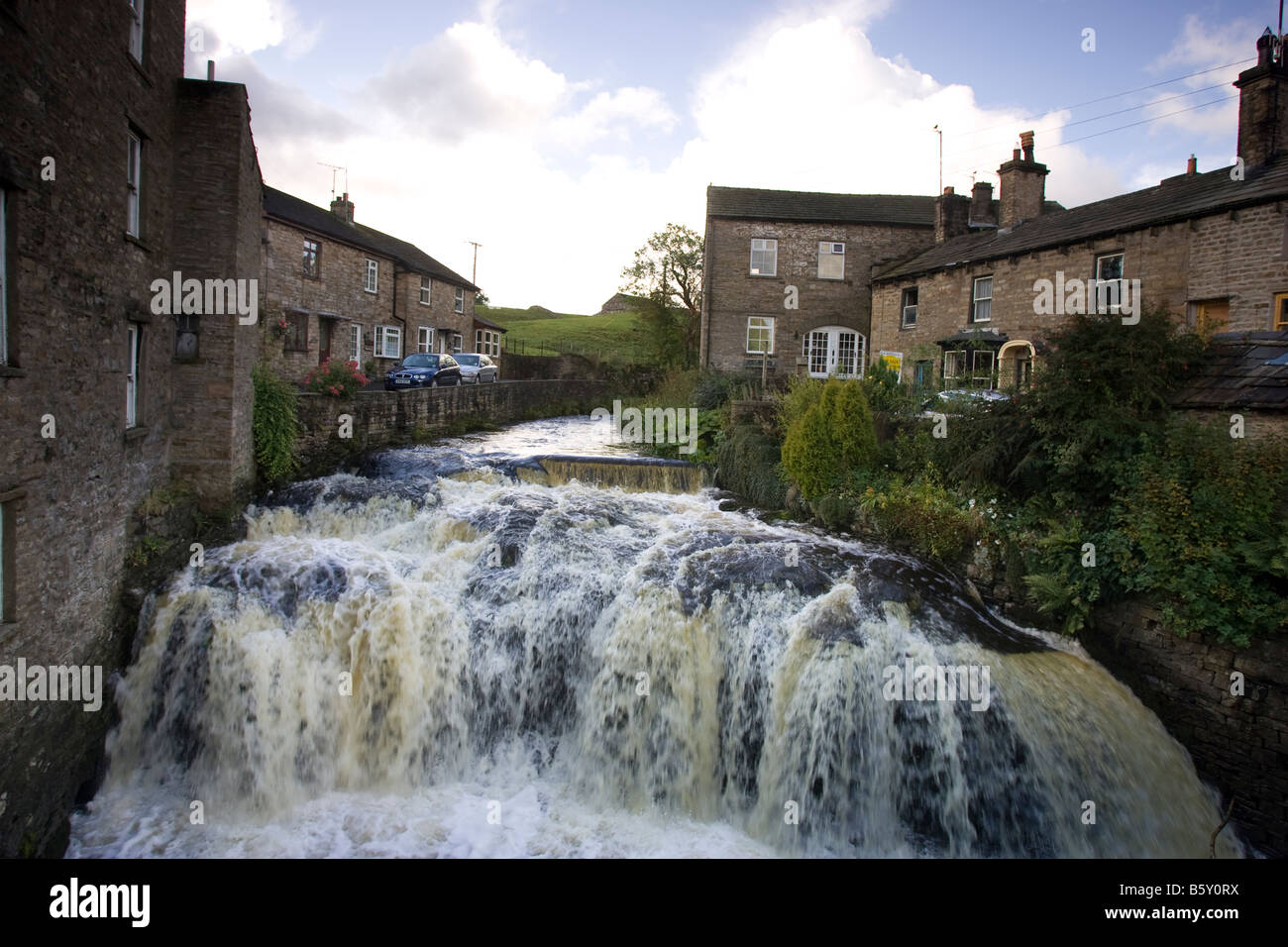 Gayle Beck waterfall Hawes Wensleydale Yorkshire Stock Photo - Alamy