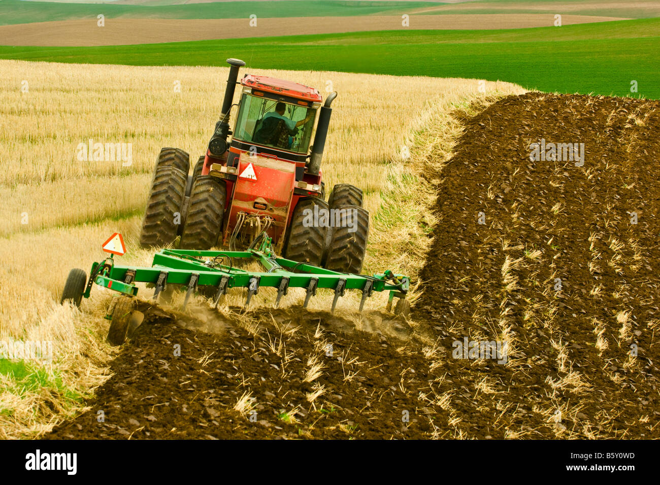 Seed bed preparation prior to planting grains or legumes in the Palouse ...
