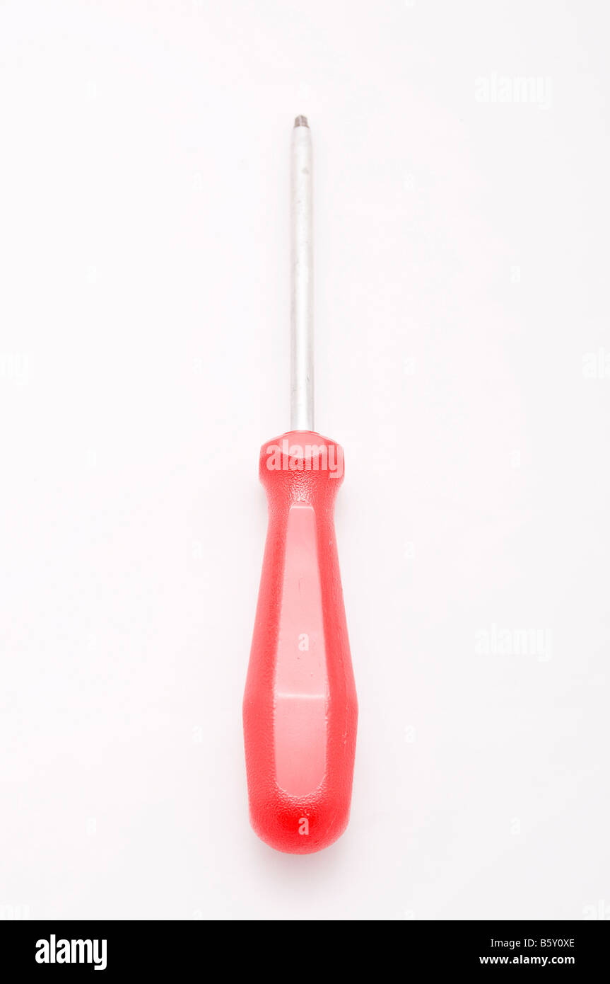 Red handled screwdriver Stock Photo - Alamy