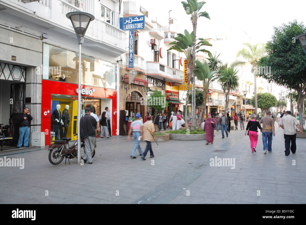 Streets of modern city, Casablanca, Morocco, Africa Stock Photo - Alamy