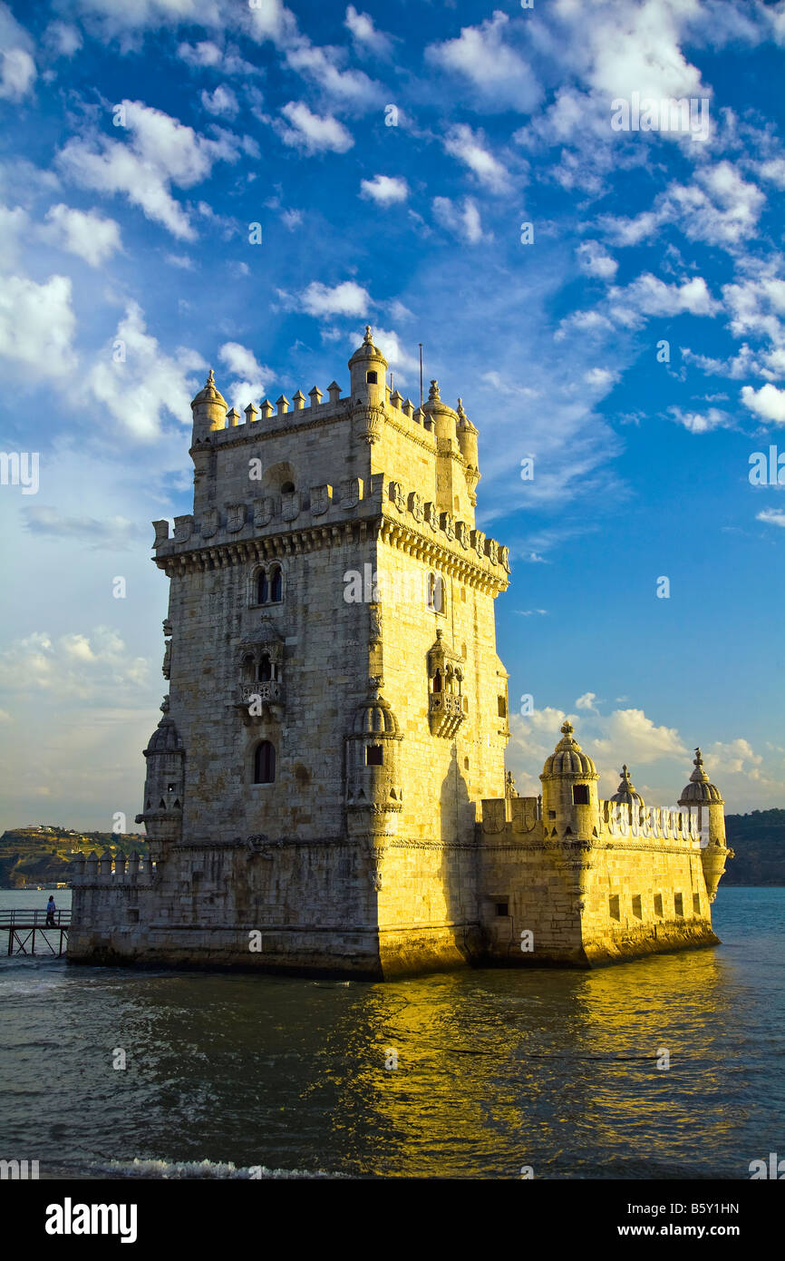 Belem tower torre de belem built by francisco de arruda hi-res stock ...