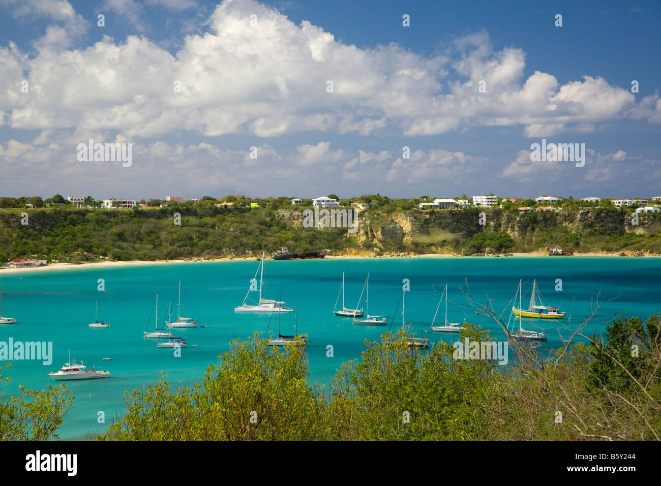 Island harbour anguilla hi-res stock photography and images - Alamy