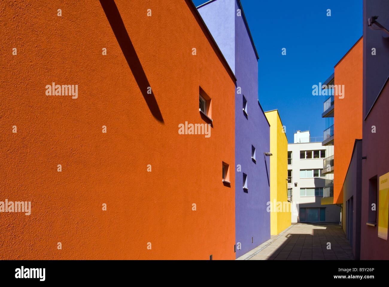 Yellow Purple Buildings High Resolution Stock Photography and Images ...