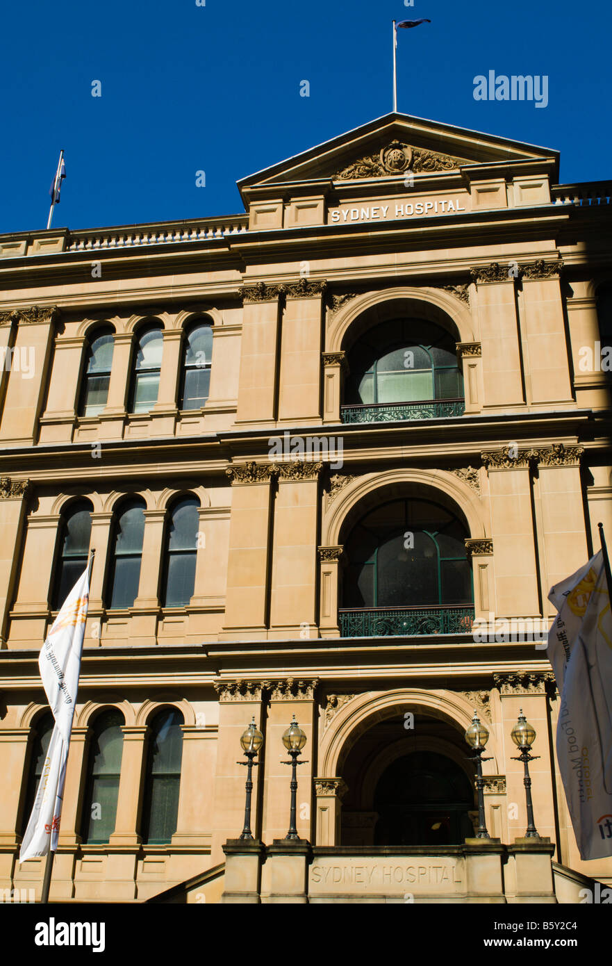 Front of Sydney Hospital Stock Photo - Alamy
