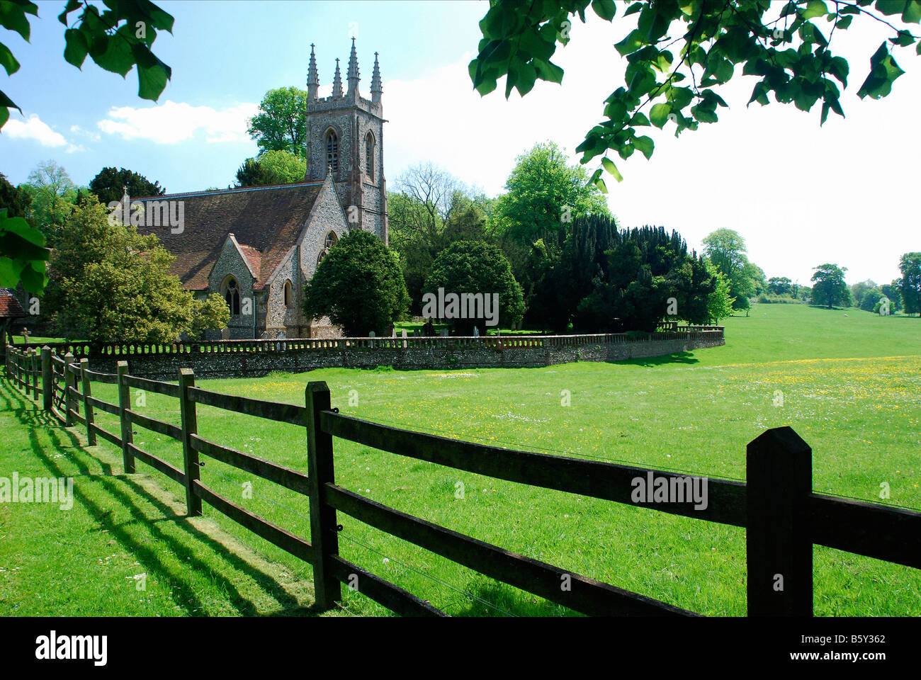 Chawton, England UK Stock Photo - Alamy