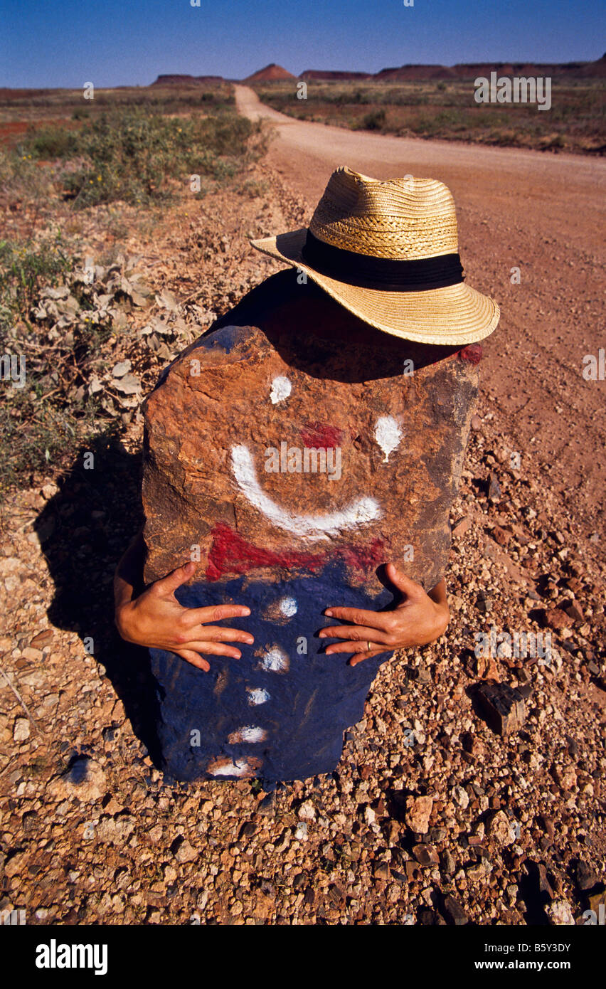 Roadside art, outback Australia Stock Photo - Alamy