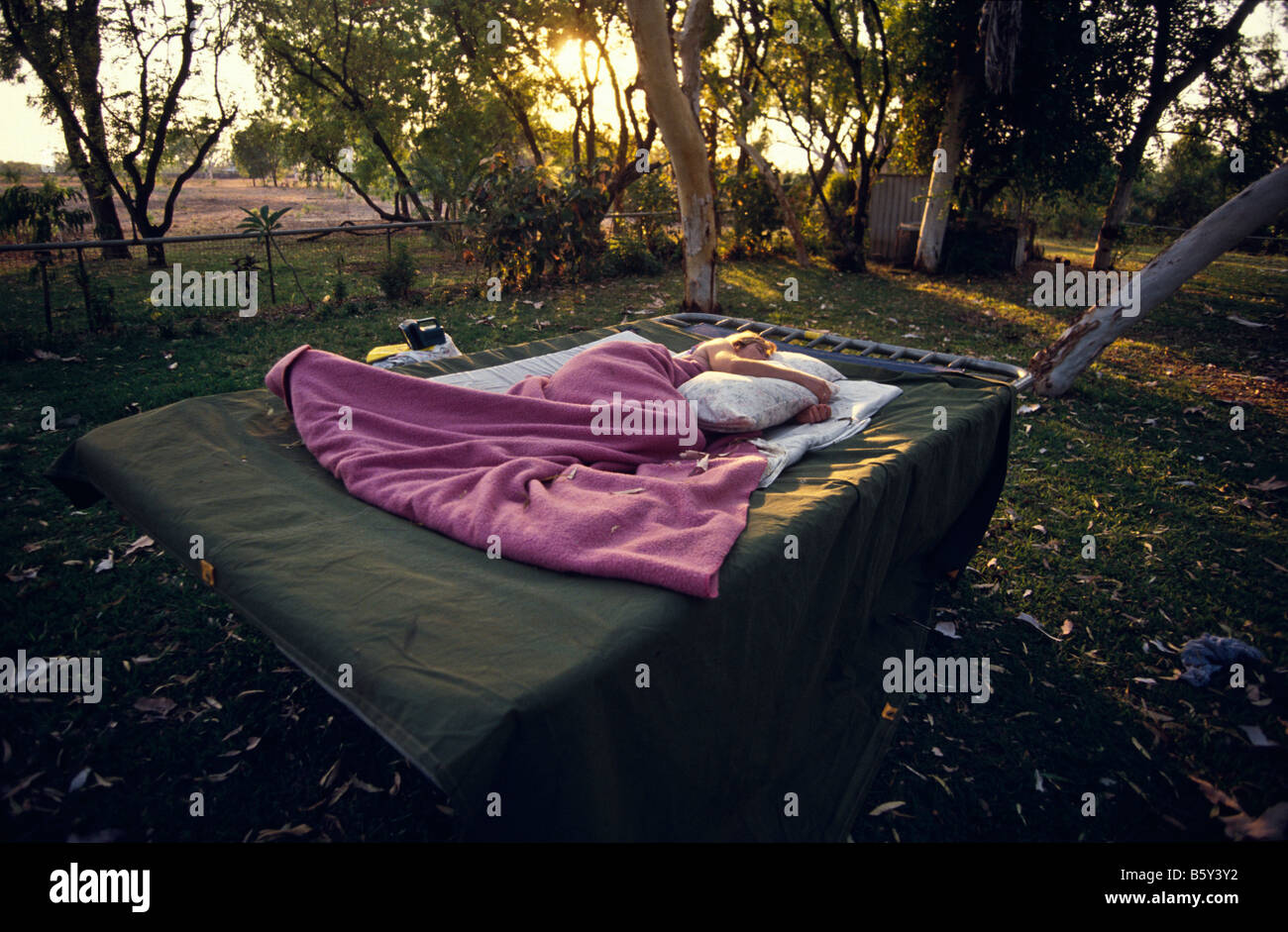 Hot night, outback Australia Stock Photo - Alamy