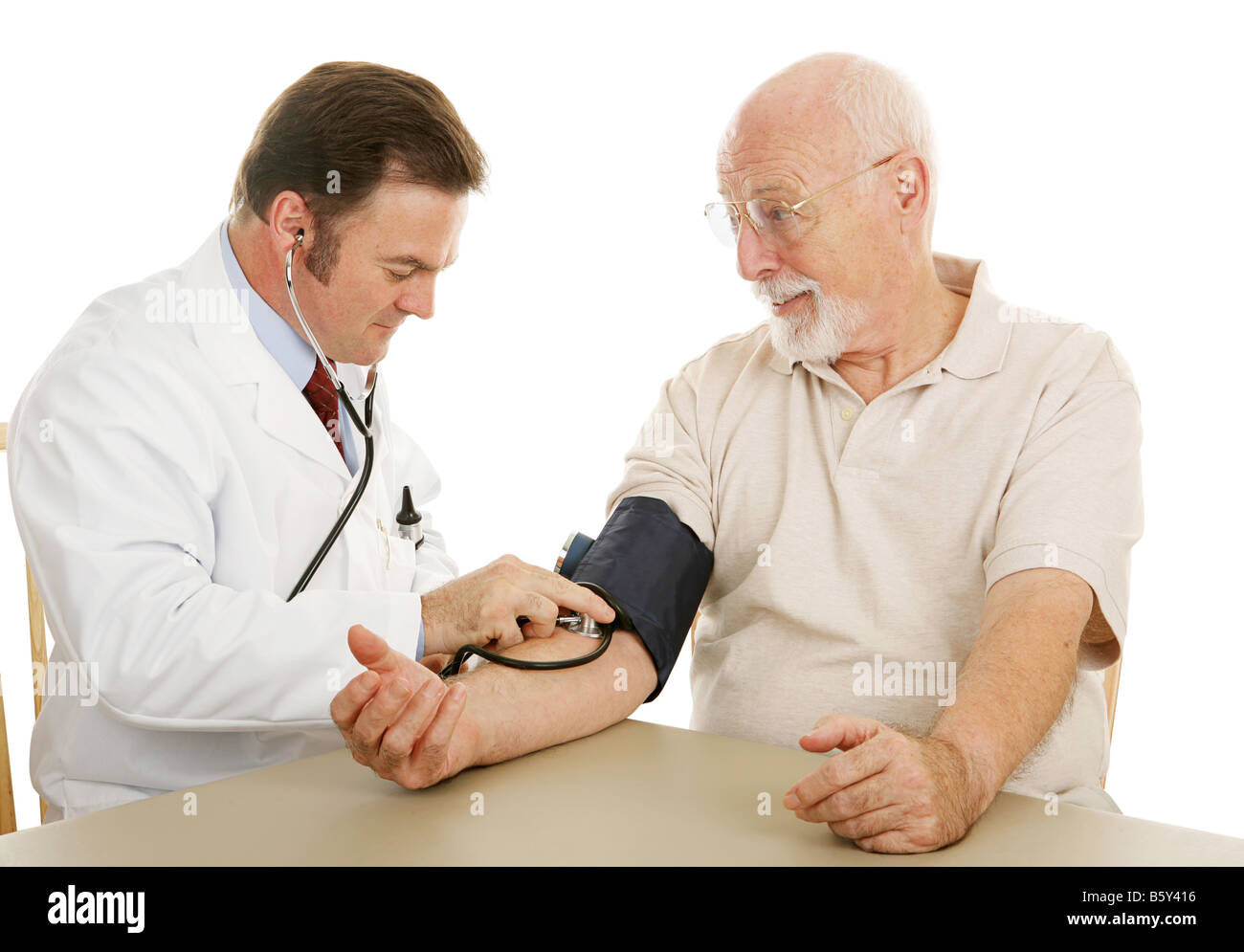 Elderly blood pressure Cut Out Stock Images & Pictures - Alamy