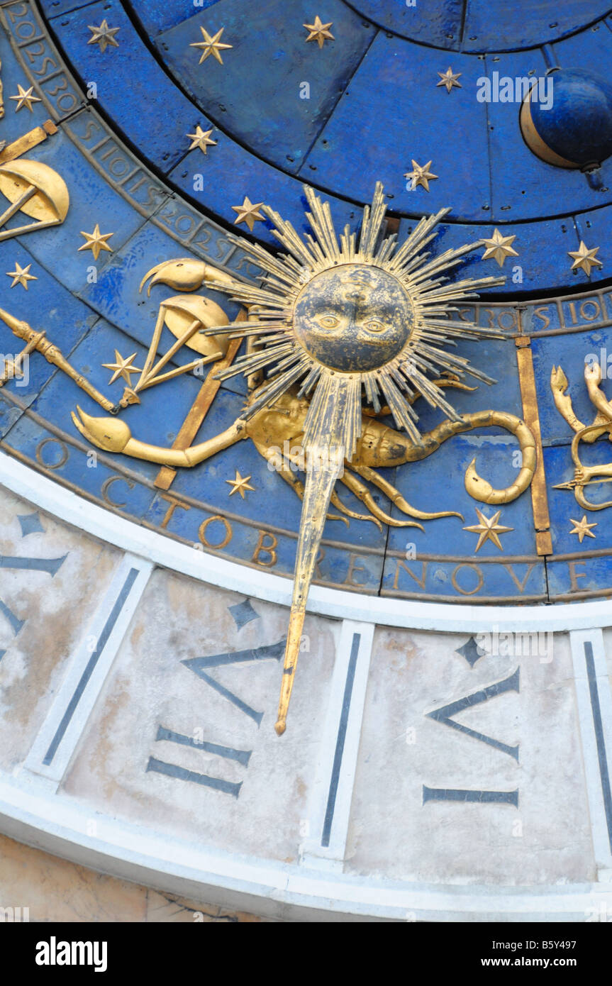 Torre dell' Orologio (Clock Tower), Piazza San Marco, St Mark's Square ...