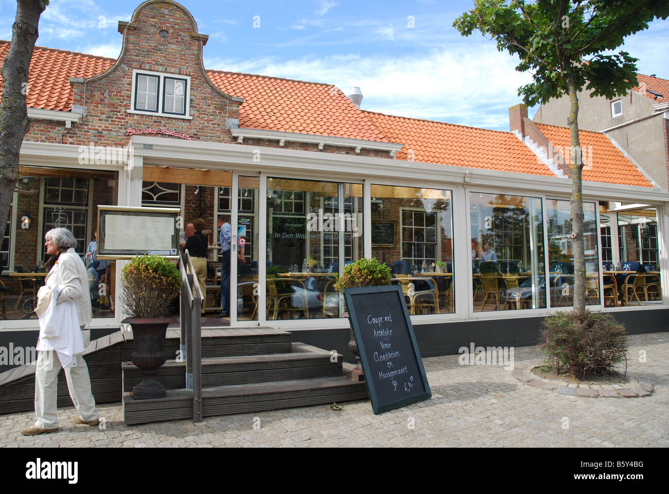 restaurant Domburg Walcheren Zeeland Netherlands Stock Photo - Alamy