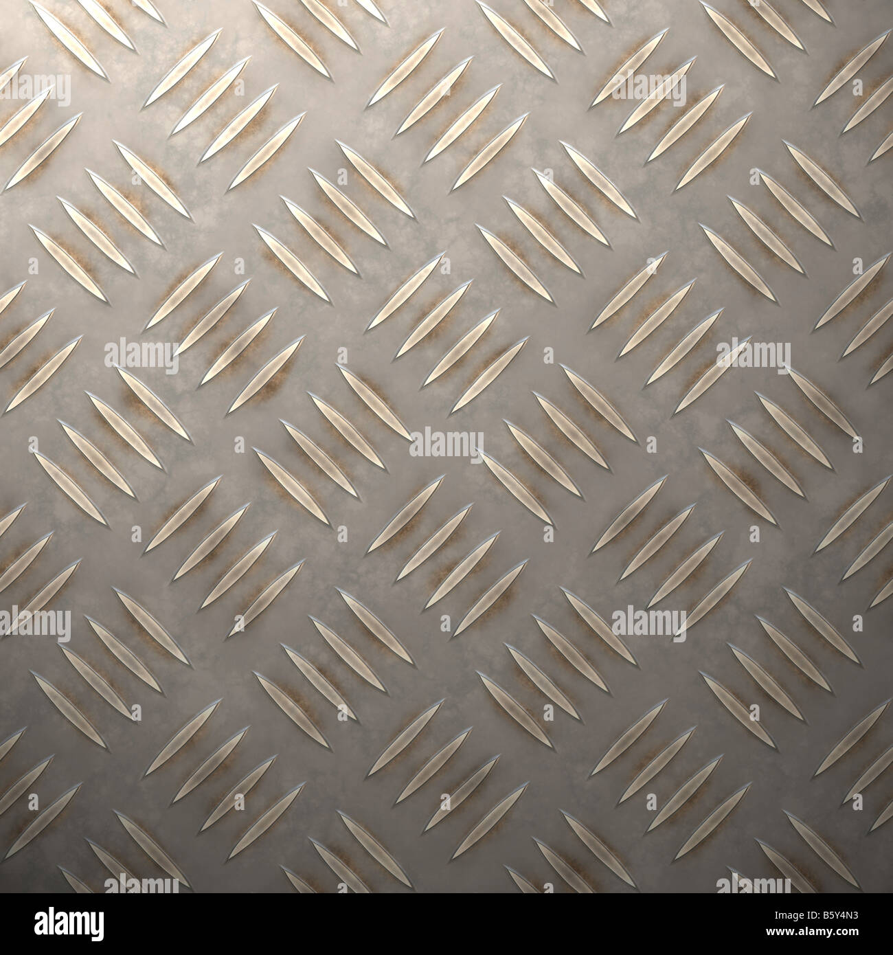 A diamond plate illustration that is ultra realistic Stock Photo - Alamy
