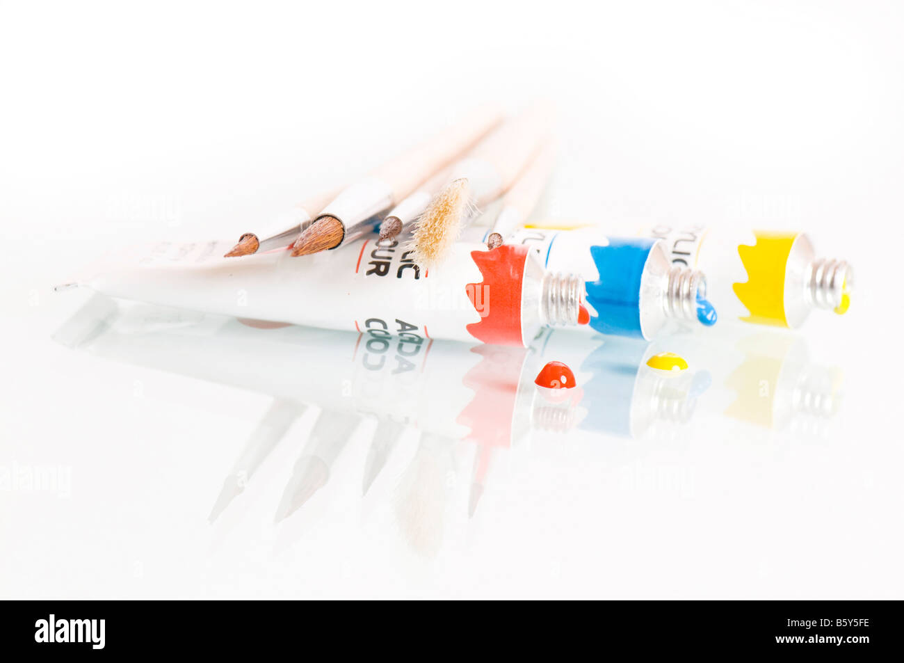 Acryl paint Cut Out Stock Images & Pictures - Alamy