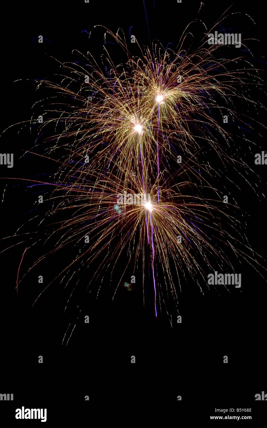 Firework shower hi-res stock photography and images - Alamy