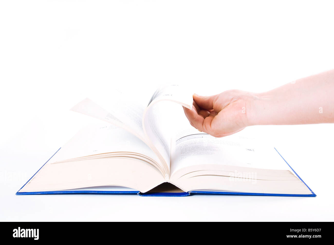 book flipped open Stock Photo - Alamy