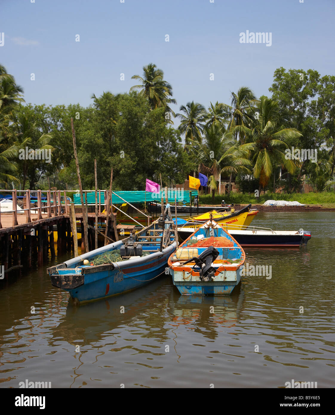 Fishing Boats, Goa, India Stock Photo - Alamy