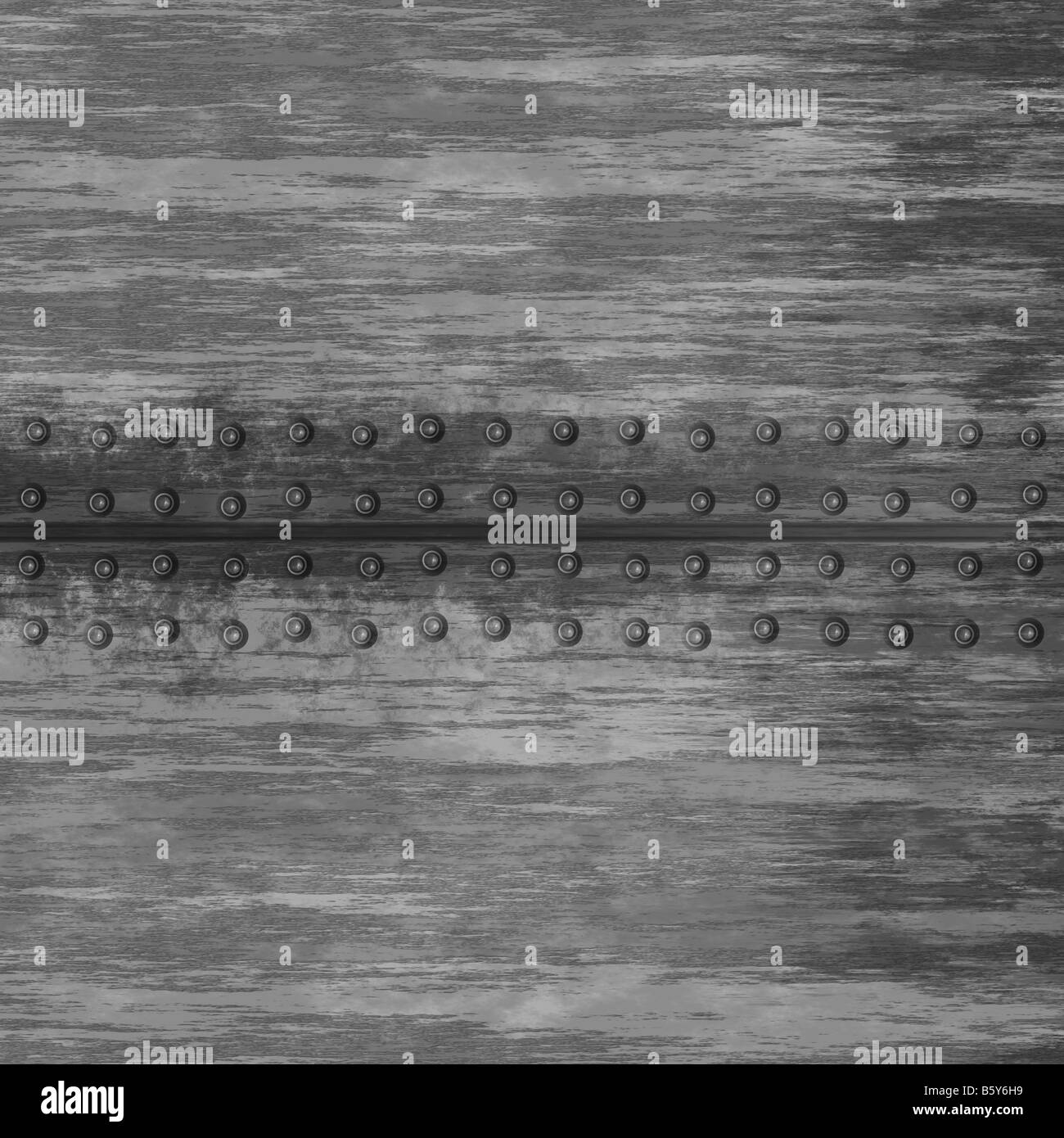 Riveted steel rivets metal background Black and White Stock Photos ...