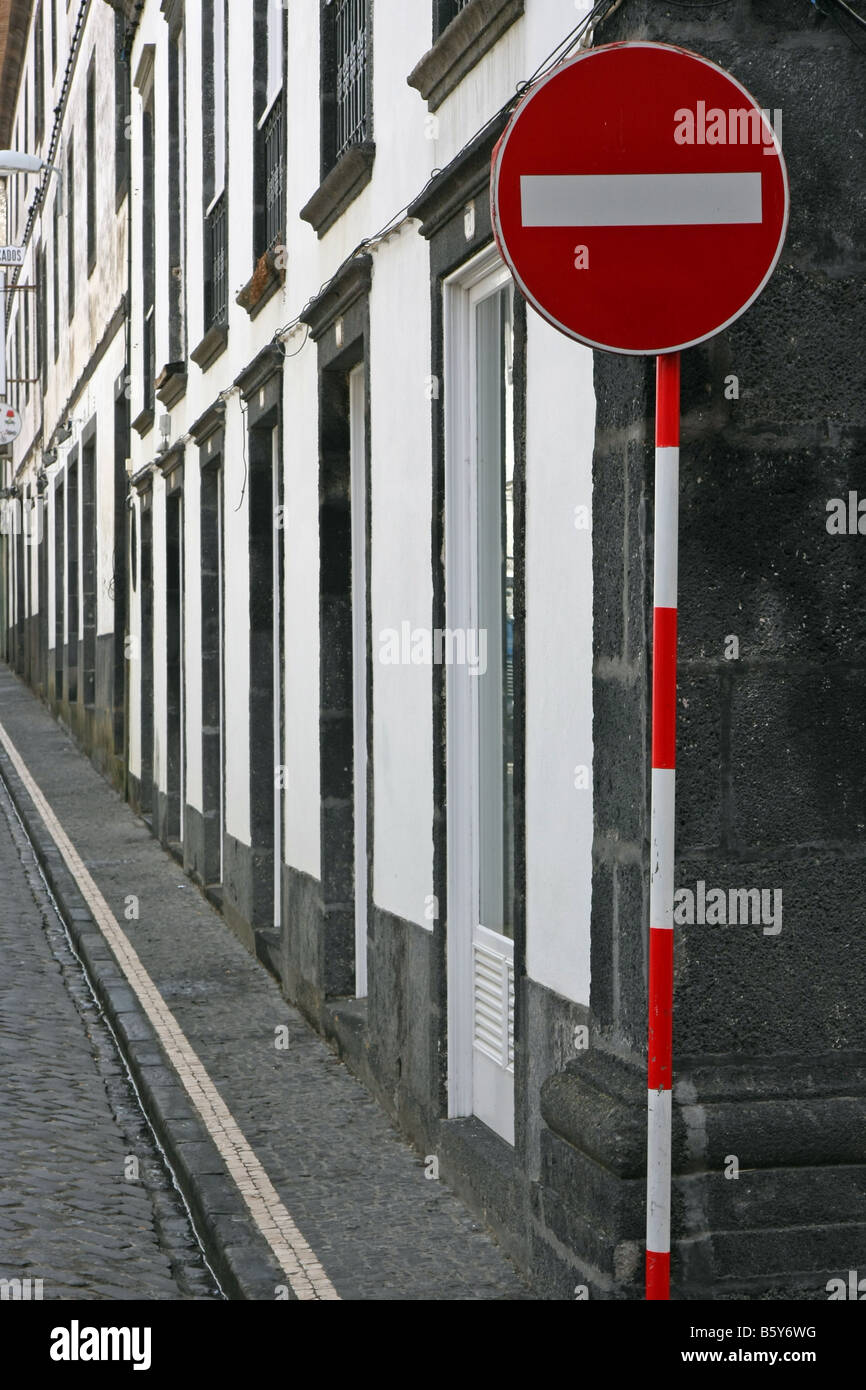 No entry one way street hi-res stock photography and images - Alamy
