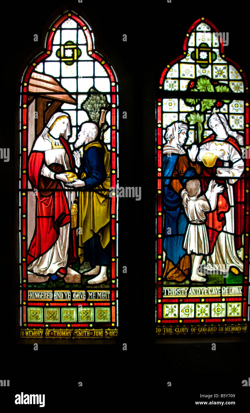 Church windows leaded glass hi-res stock photography and images - Alamy