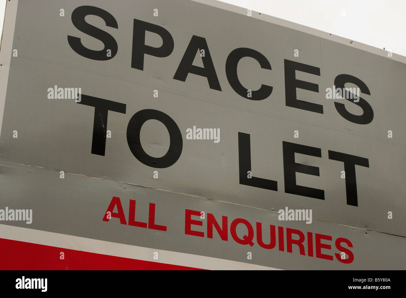 Spaces to Let board Stock Photo - Alamy