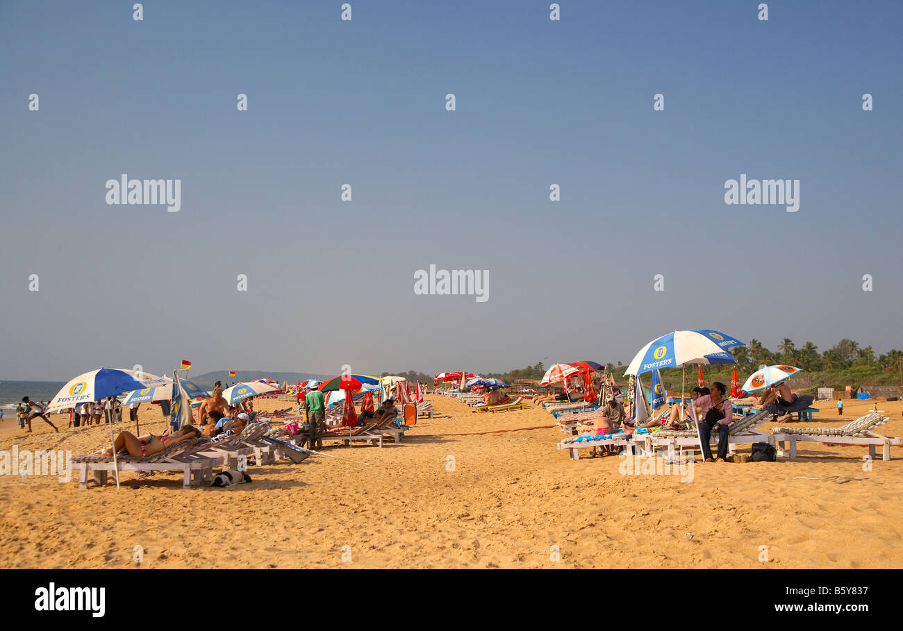 Beach Shacks, Calangute Beach, Goa, India Stock Photo - Alamy