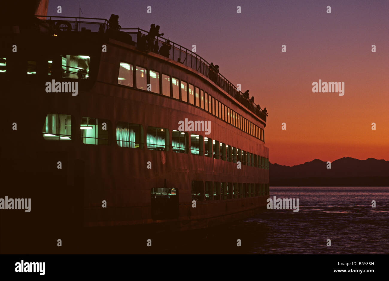 Puget sound sunset looking hi-res stock photography and images - Alamy