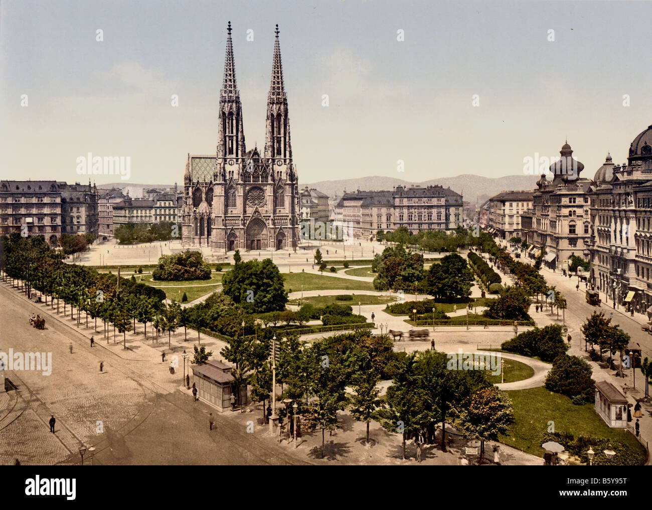 St. Stephen's Cathedral, Vienna 1890 Stock Photo - Alamy
