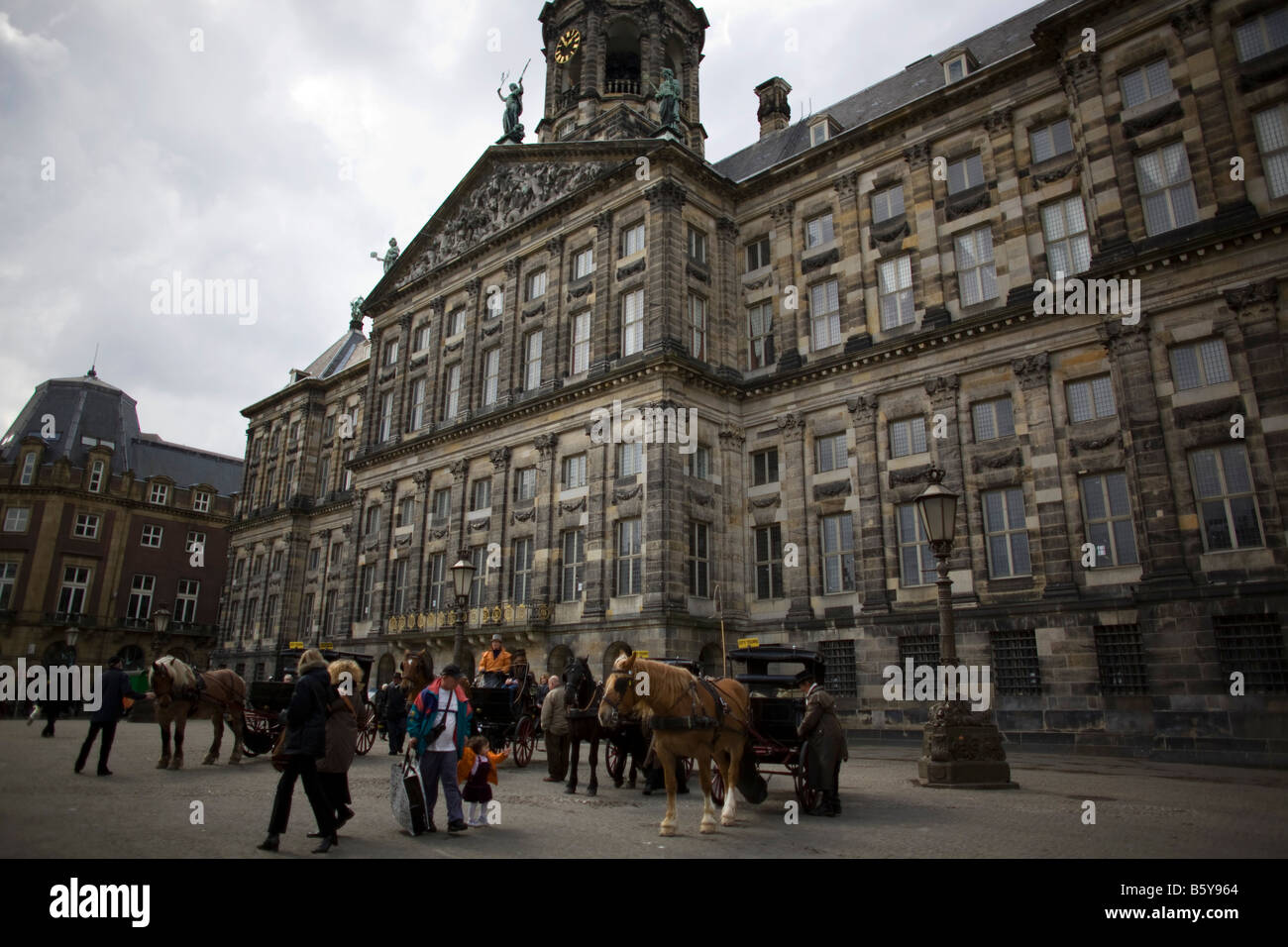 Amsterdam’s Koninklijk Paleis, as seen from Dam Square Stock Photo - Alamy
