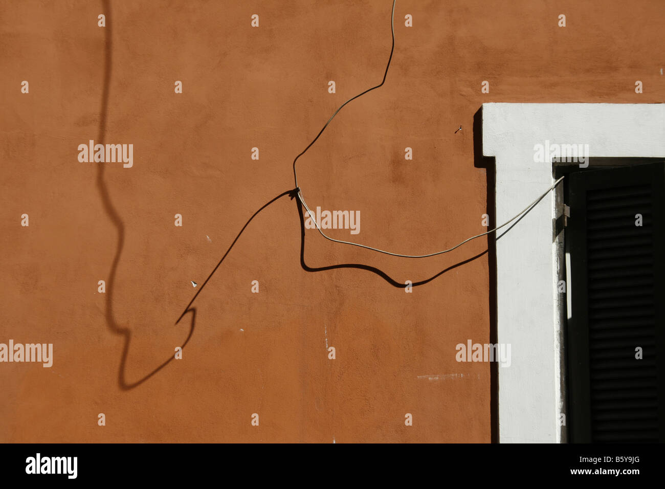 Electrical Wires Mess On House High Resolution Stock Photography and ...