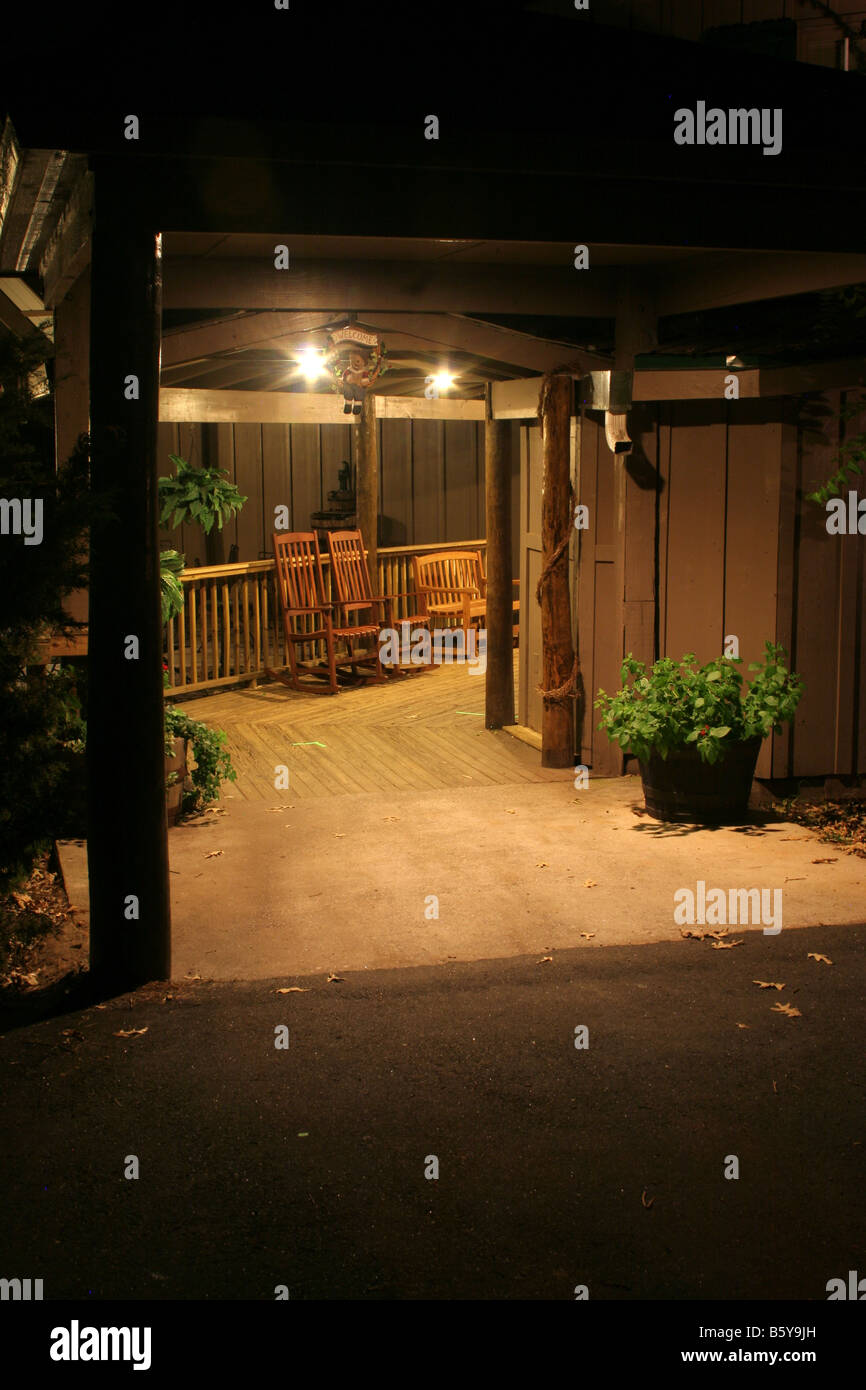 Night view of quiet resting place Stock Photo - Alamy
