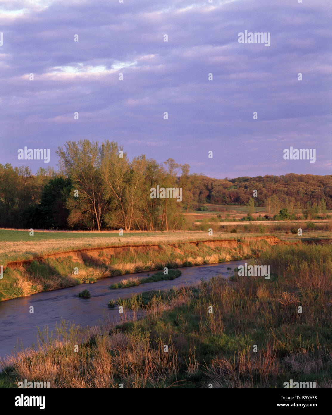 Waterman Creek, Iowa Stock Photo - Alamy