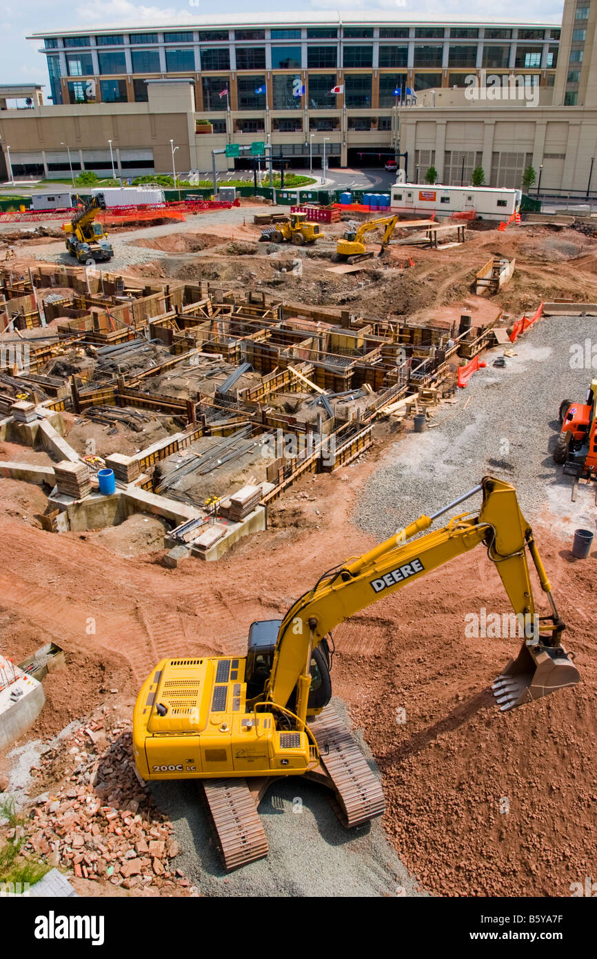 Construction site in Hartford Connecticut USA Stock Photo - Alamy