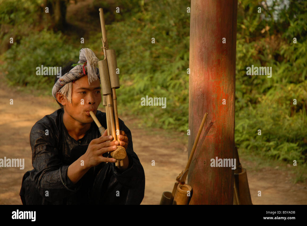 Hmong tribe flute hi-res stock photography and images - Alamy