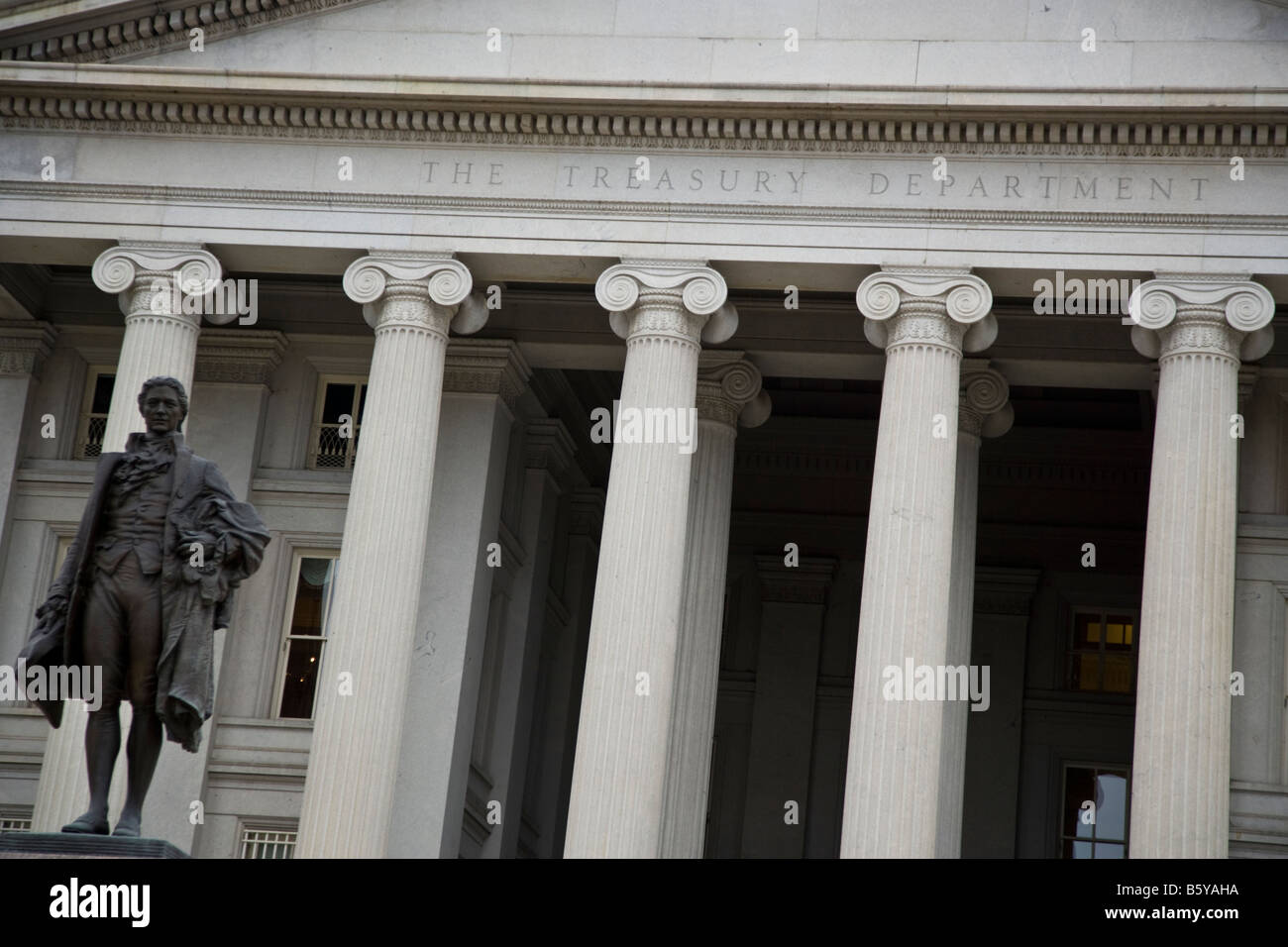 Department of Treasury Building Washington DC Stock Photo - Alamy
