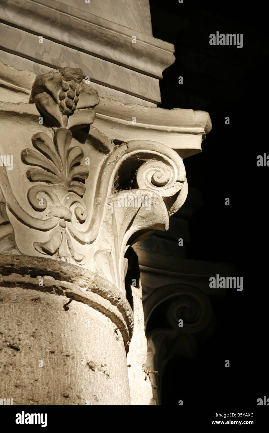 detail of column on monument in rome, italy Stock Photo - Alamy