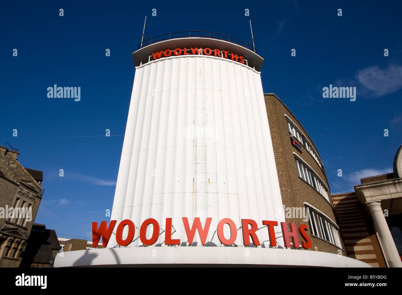 woolworths group plc flagship store fascade ilford essex england uk gb ...