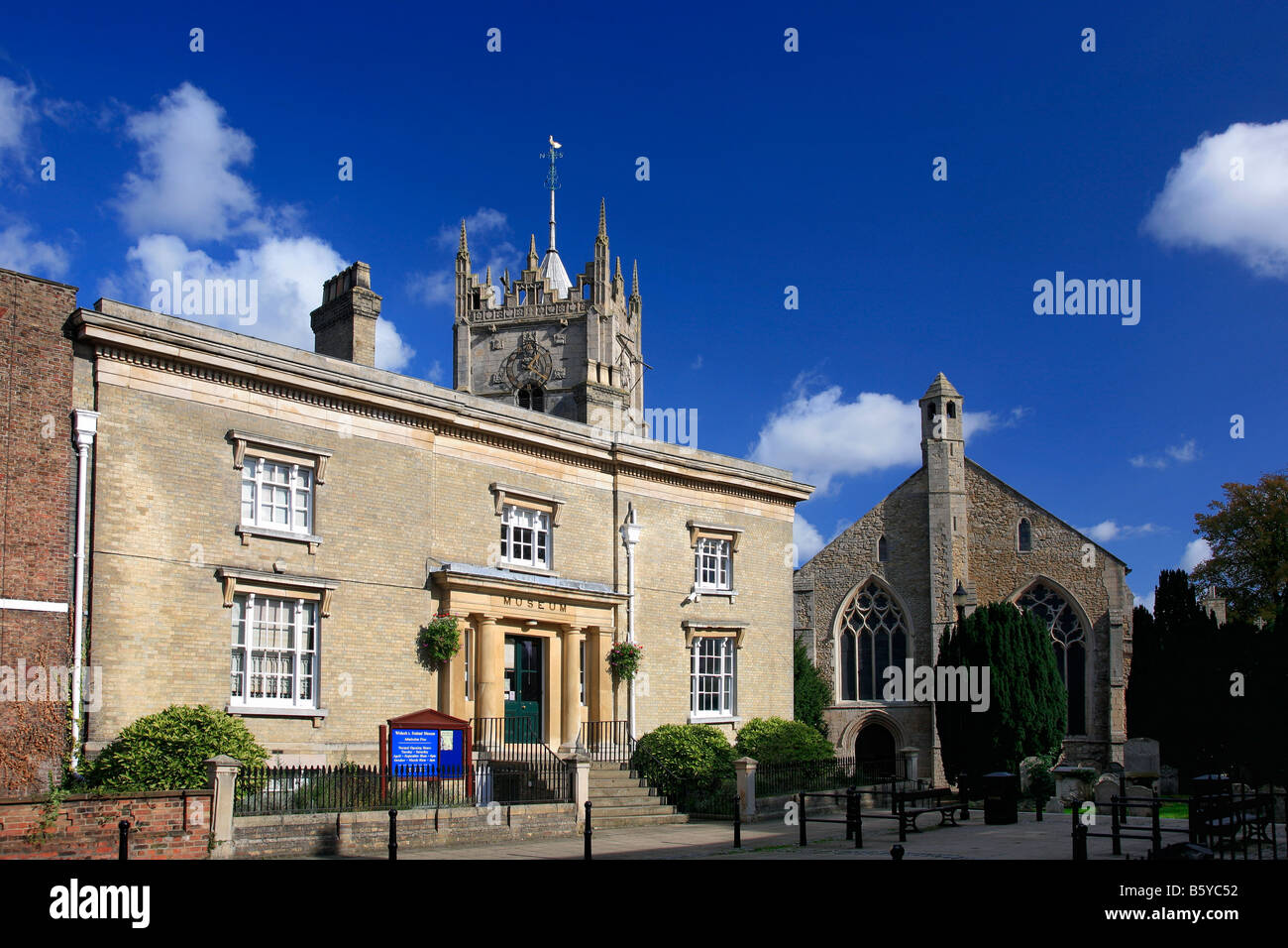 Landscape of Wisbech town Museum Georgian Architecture Fenland ...