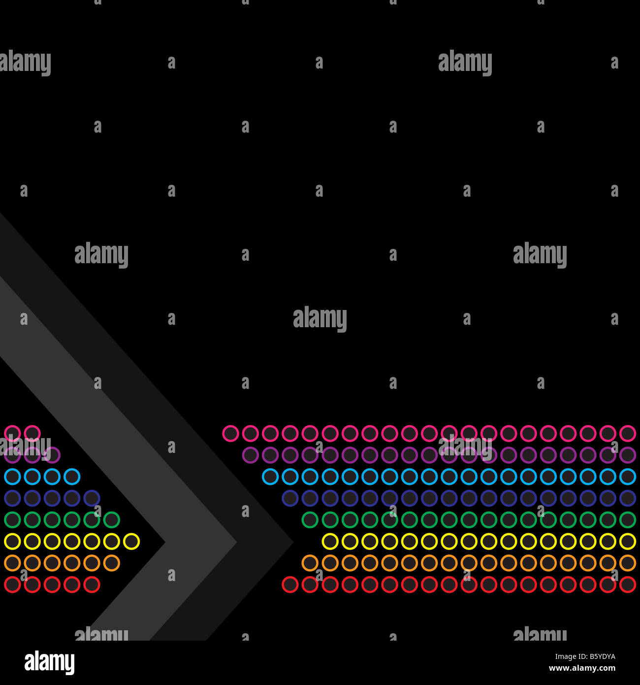 A rainbow colored abstract design template or layout Stock Photo - Alamy
