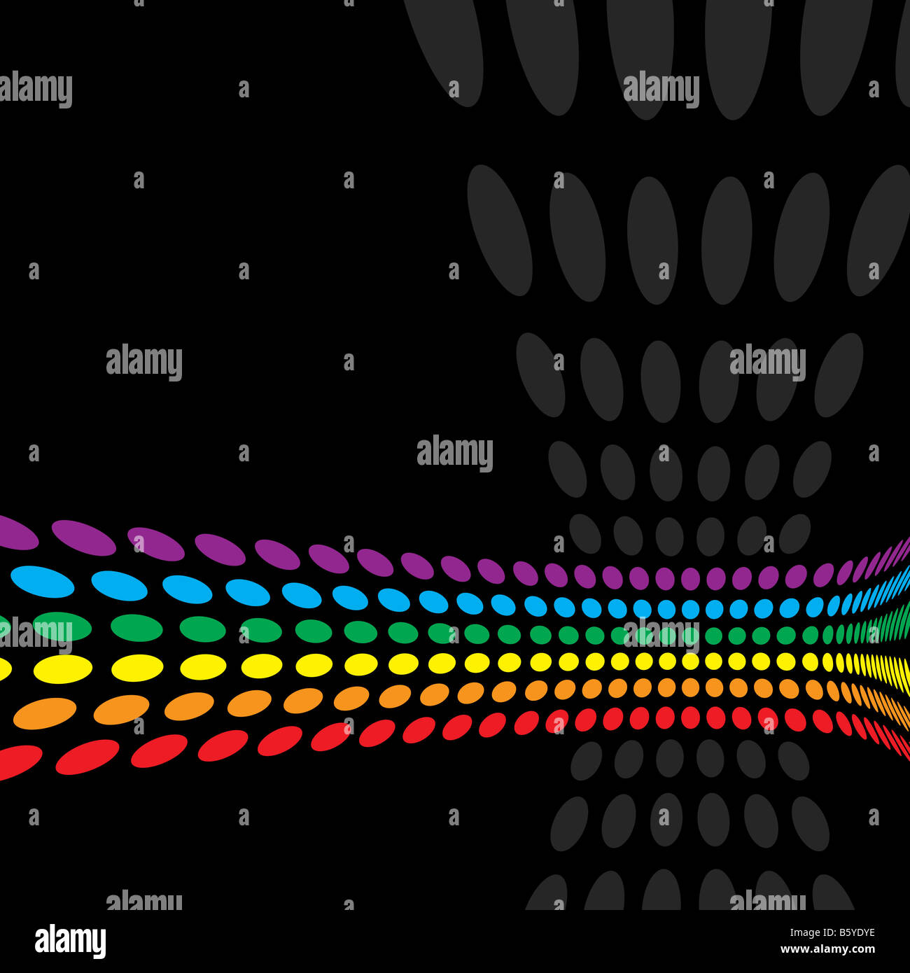 A rainbow colored abstract design template or layout Stock Photo - Alamy