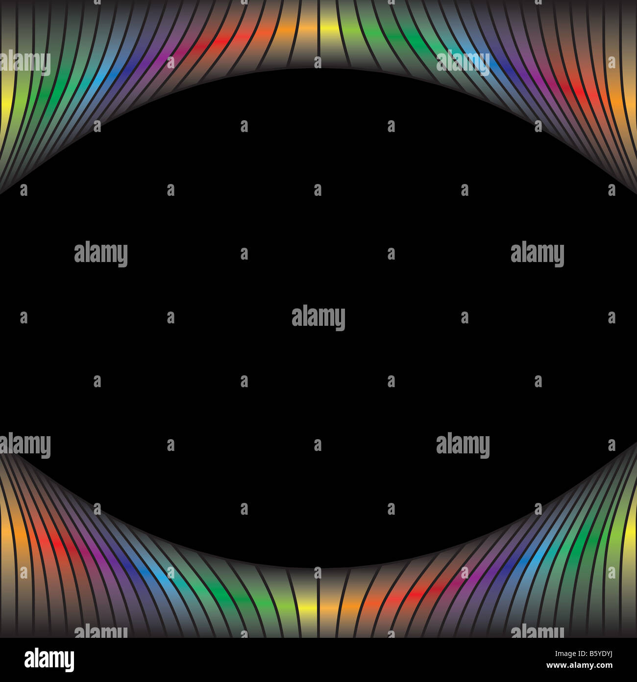 A rainbow colored abstract design border or layout Stock Photo - Alamy