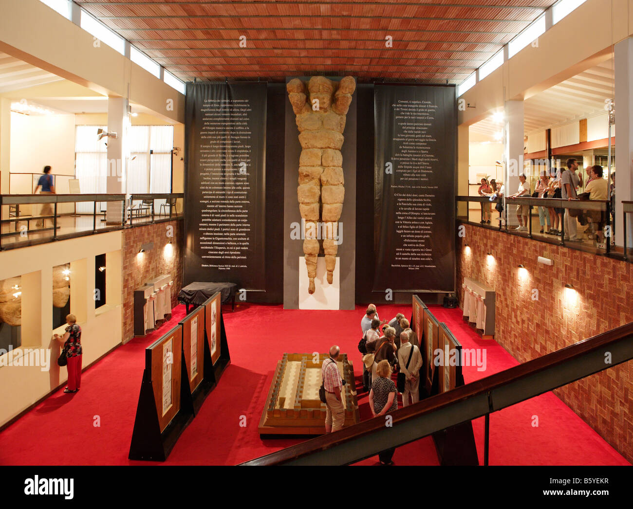 Telamones supported temple architrave hi-res stock photography and ...