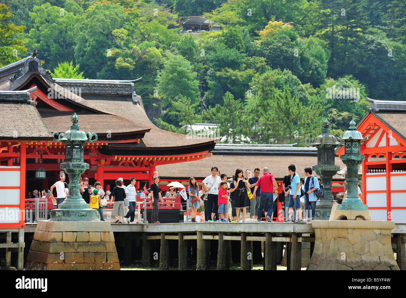 Itsukushima Jinja, Miyajima cho, Hatsukaichi, Hiroshima Prefecture ...