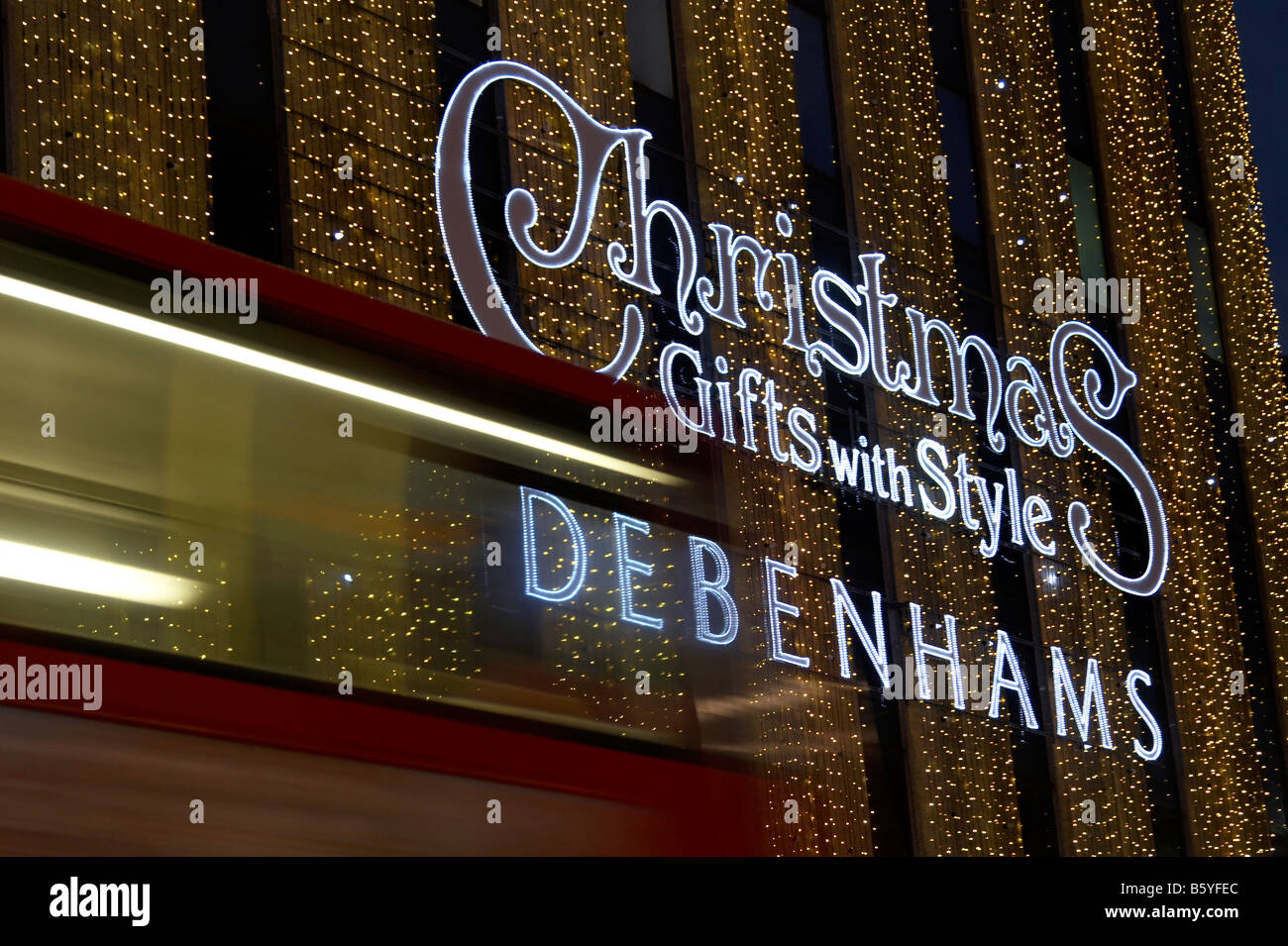Debenhams oxford street london christmas hi-res stock photography and ...