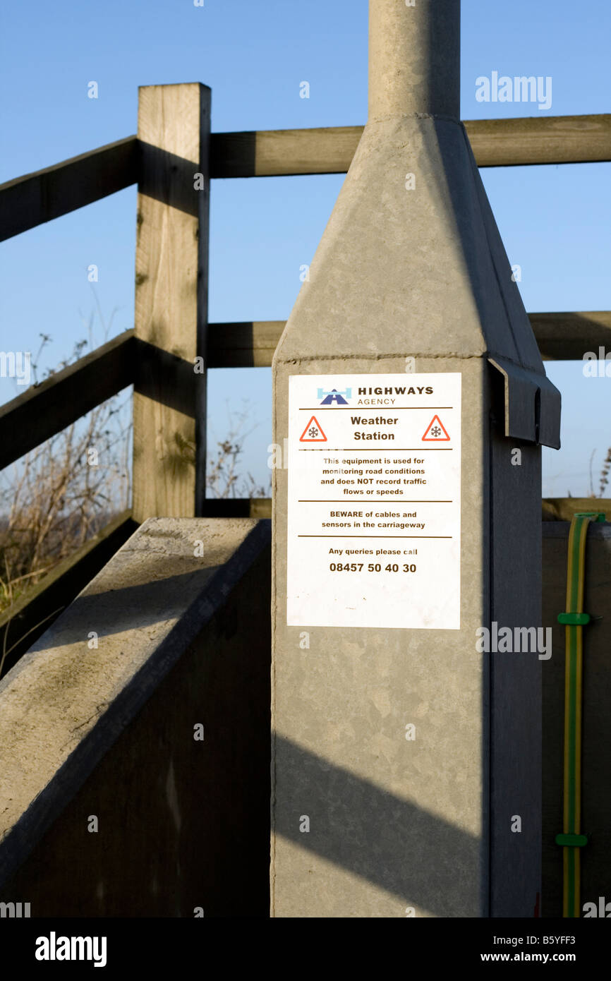 Weather station sign hi-res stock photography and images - Alamy