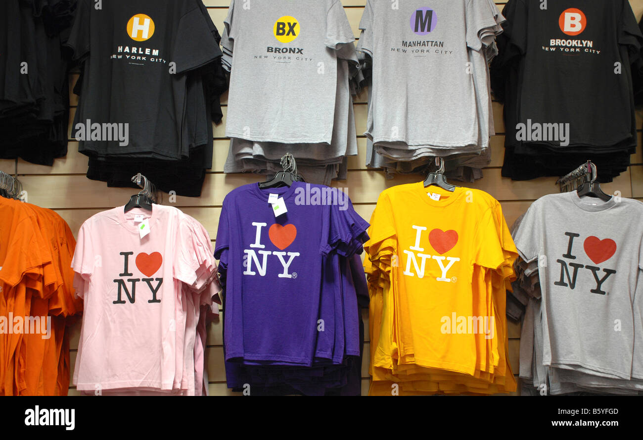 I love new york t shirt hi-res stock photography and images - Alamy
