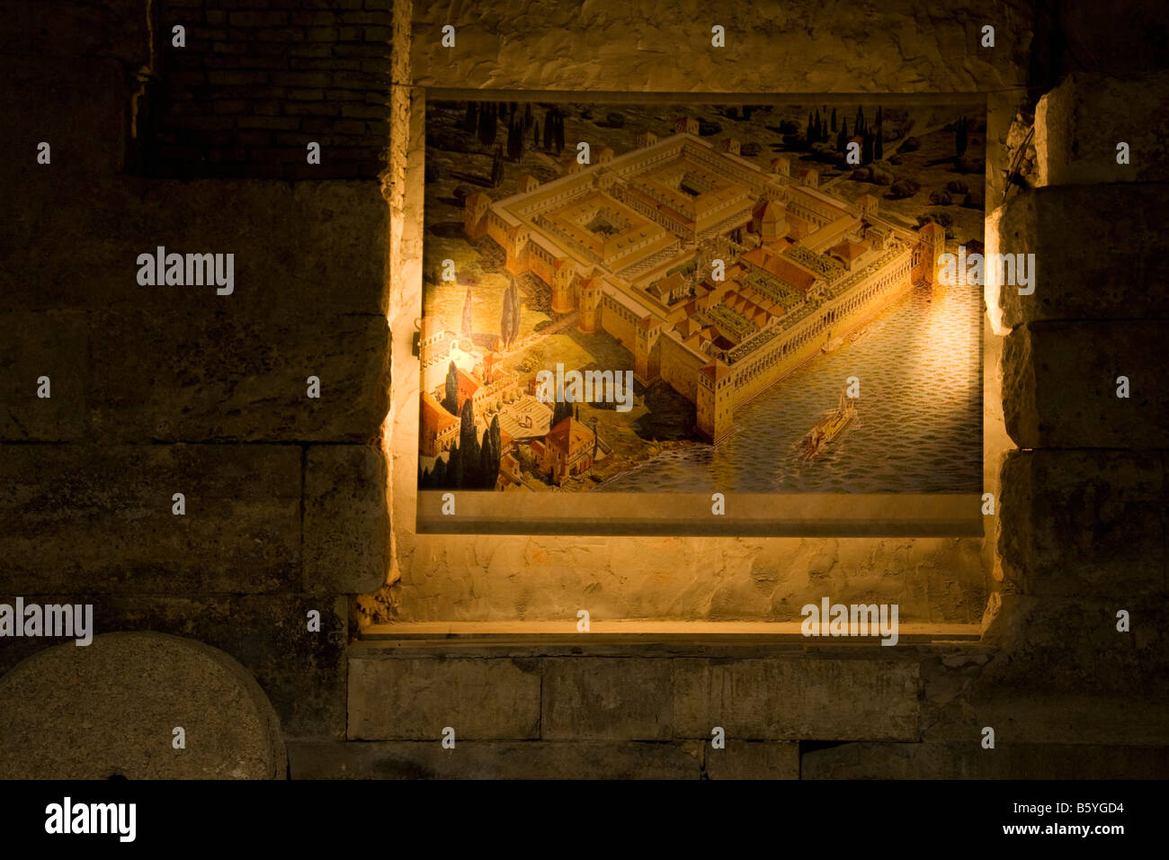 Cellars of diocletian's palace hi-res stock photography and images - Alamy