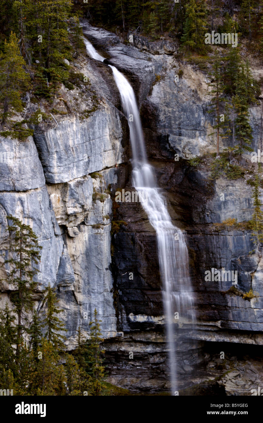 Tangle Creek Falls in scenic Alberta Canada Stock Photo - Alamy