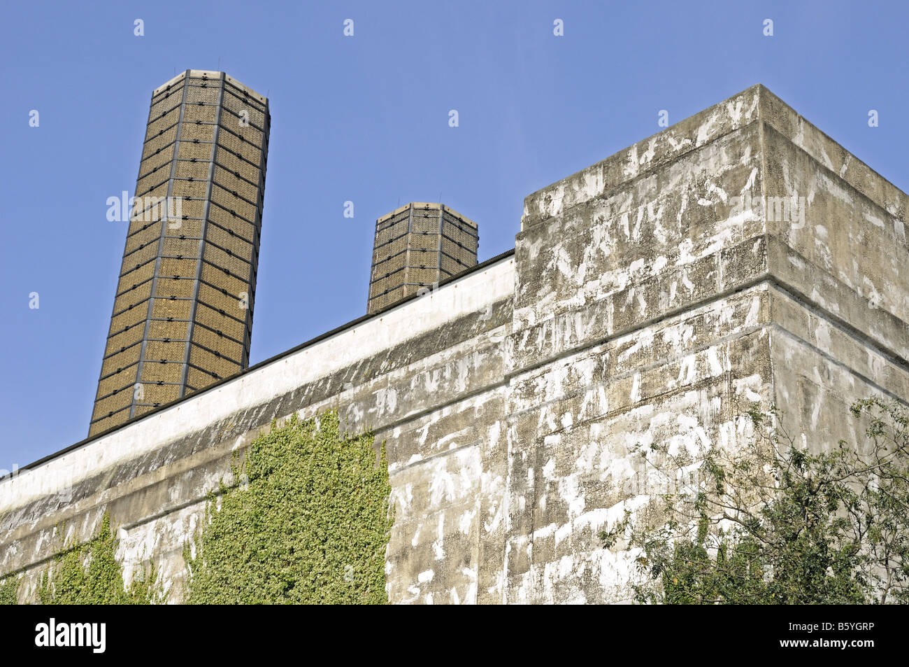 Chimneys Greenwich Power Station London England UK Stock Photo - Alamy