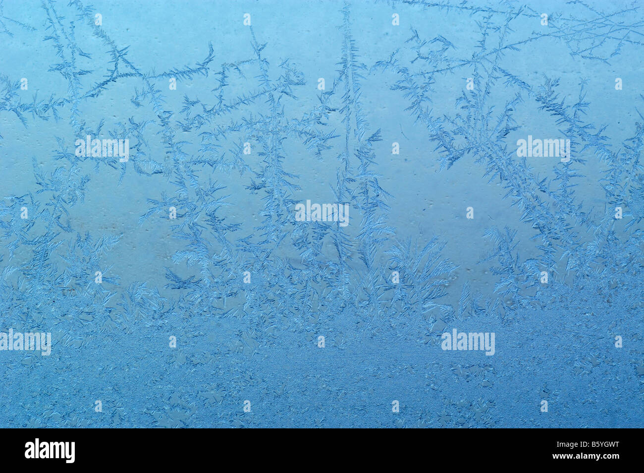 ice crystals on window Stock Photo - Alamy