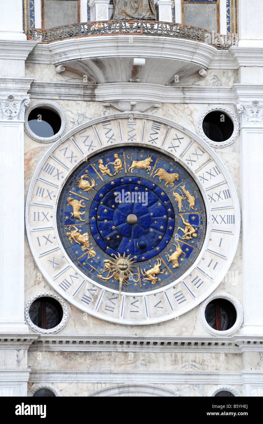 Torre dell' Orologio (Clock Tower), Piazza San Marco, St Mark's Square ...